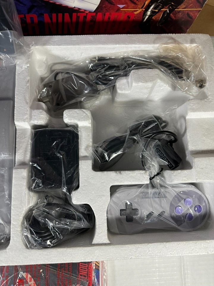 SNES Super Nintendo Killer Instinct Console Bundle Complete w/ Box and ...