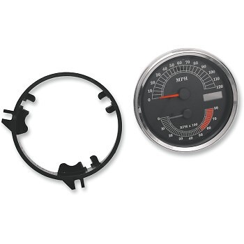 Drag Specialties 2210-0103 120mph Electronic Speedo/Tach for 99-03 Road ...