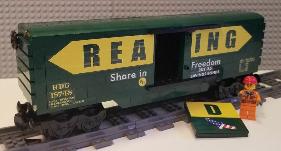 Custom Train Reading Boxcar -- PLEASE READ ITEM DESCRIPTION -- | eBay