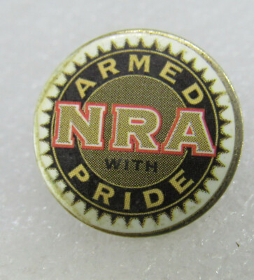 Vintage NRA National Rifle Association Armed with Pride Enamel Lapel ...