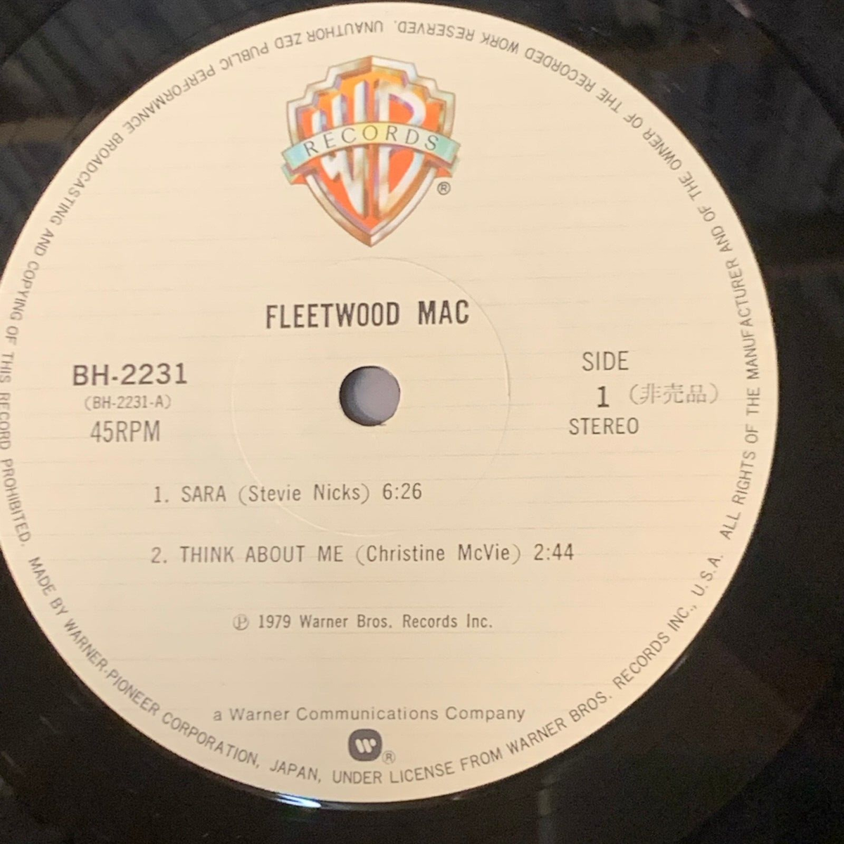 Promo-Only FLEETWOOD MAC JAPAN 12 Promo-Only FLEETWOOD MAC JAPAN 12