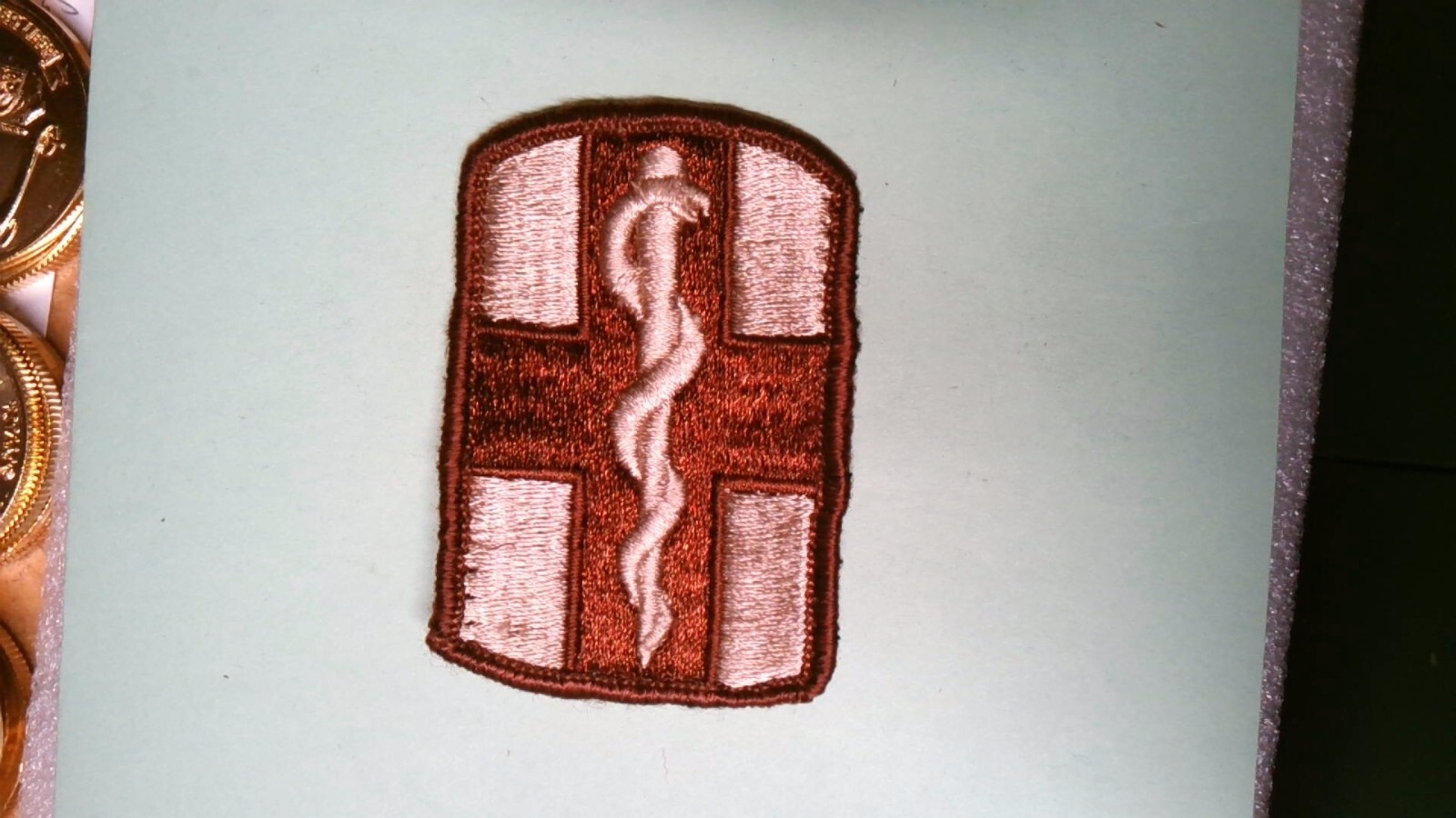 MILITARY PATCH SEW ON DESERT US ARMY 1ST MEDICAL BRIGADE | eBay