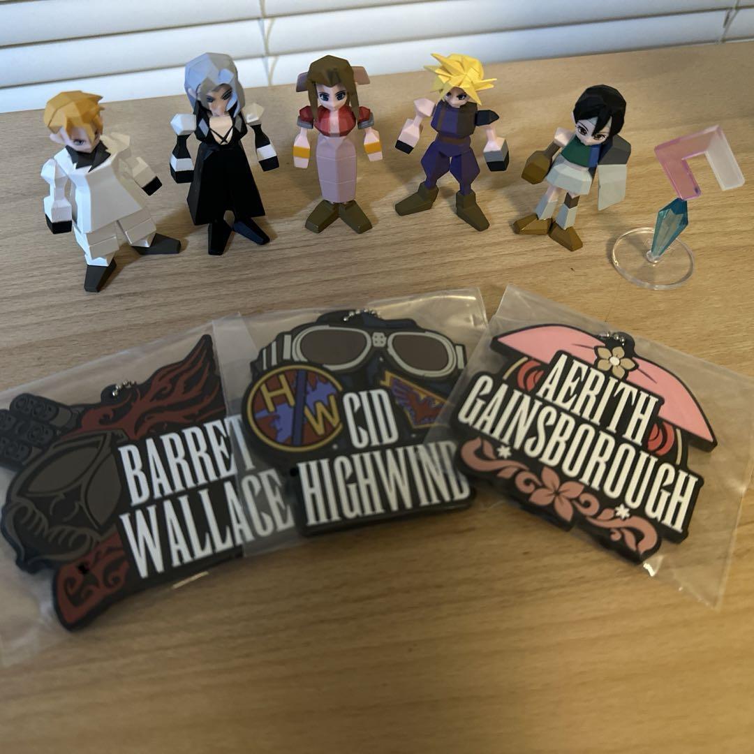 Final Fantasy Figure Keychain Rufus Sephiroth Aerith Cloud Yuffie ...
