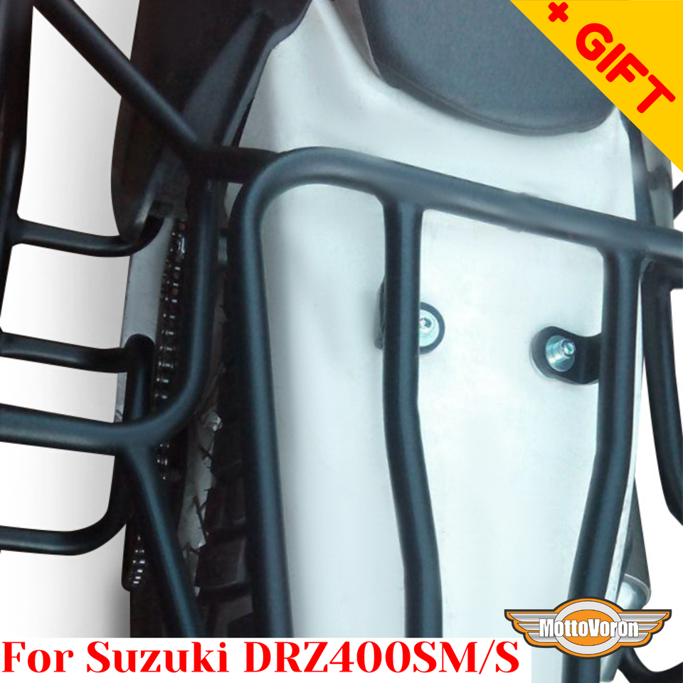 For Suzuki DRZ 400 SM rack luggage system side carrier DRZ400S, Bonus ...