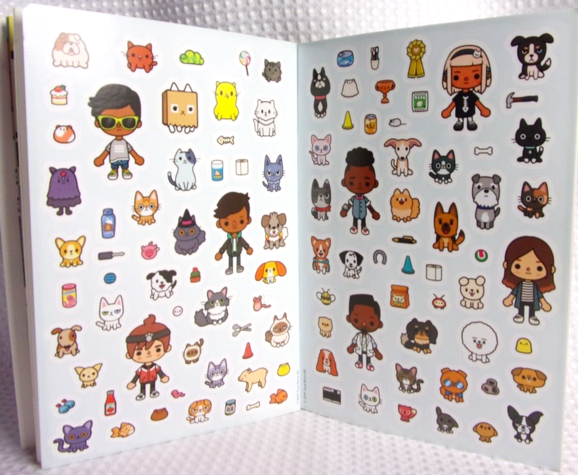 Toca Life Pet Playset (Toca Boca) Play Scenes + Press out Pets 300 ...