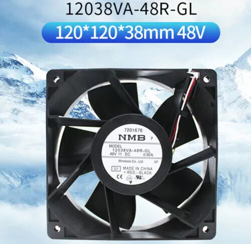 NMB 12038VA-48R-GL 48V 0.9A 12CM Violent Cooling Fan | eBay
