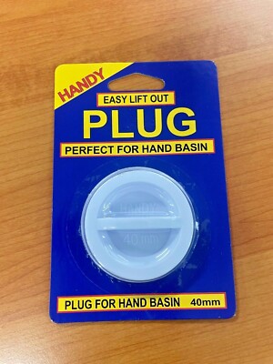 Plug 40mm Suitable Bath or Sink Innovative Design Easy Squeeze and Lift ...