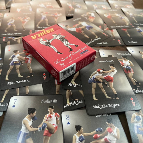 Playing Cards Deck Muay Thai Collection Poker Queen Combat Boxing 56 ...