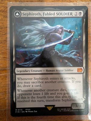 Magic The Gathering Final Fantasy Sephiroth Fabled Soldier | eBay