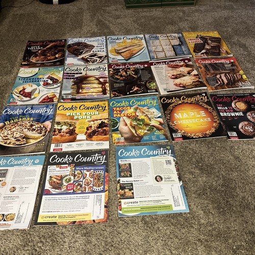 Cooks Country Magazines Lot Of 32 Recipes Home Cooking Instruction | eBay