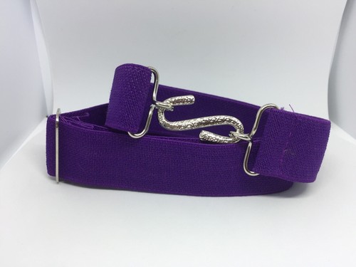 Elasticated Snake Belt Purple 30mm Adult Boys Mens Girls xl xxl xxxl ...