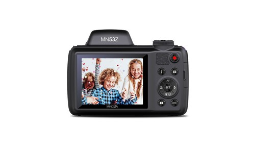 Minolta MN53Z FHD Wi-Fi Digital Bridge Camera with 53x Optical Zoom ...