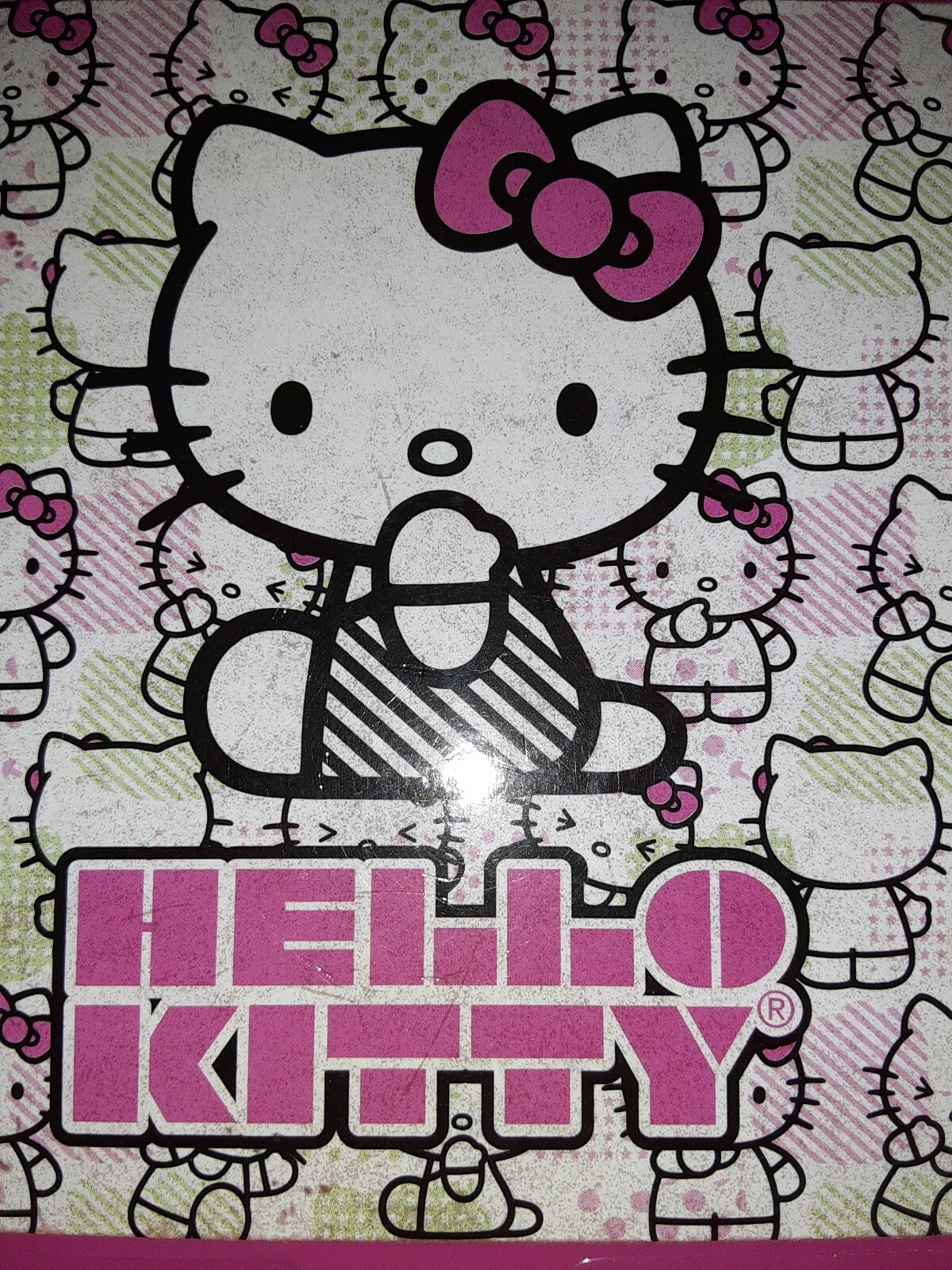 Hello Kitty pink Compact 2010, Vintage~Allover Decal Discoloration | eBay