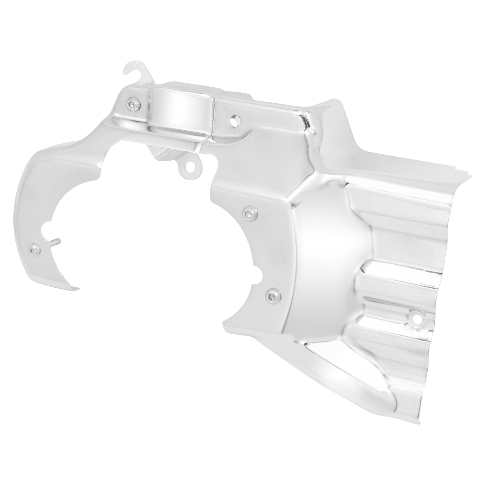 Chrome Engine Transmission Interface Cover Trim Fit For Harley Softail ...