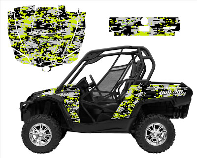 Can am Commander Graphics Kit Wrap 24 mil Racing Vinyl Digital Camo ...