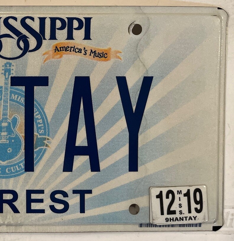Vanity HAN TAY HANNAH TAYLOR license plate Tayler Hans Hank Hansel Hanu ...