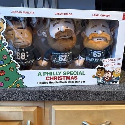 A Philly Special Christmas Holiday Huddle Plush Collector Set | IN HAND ...