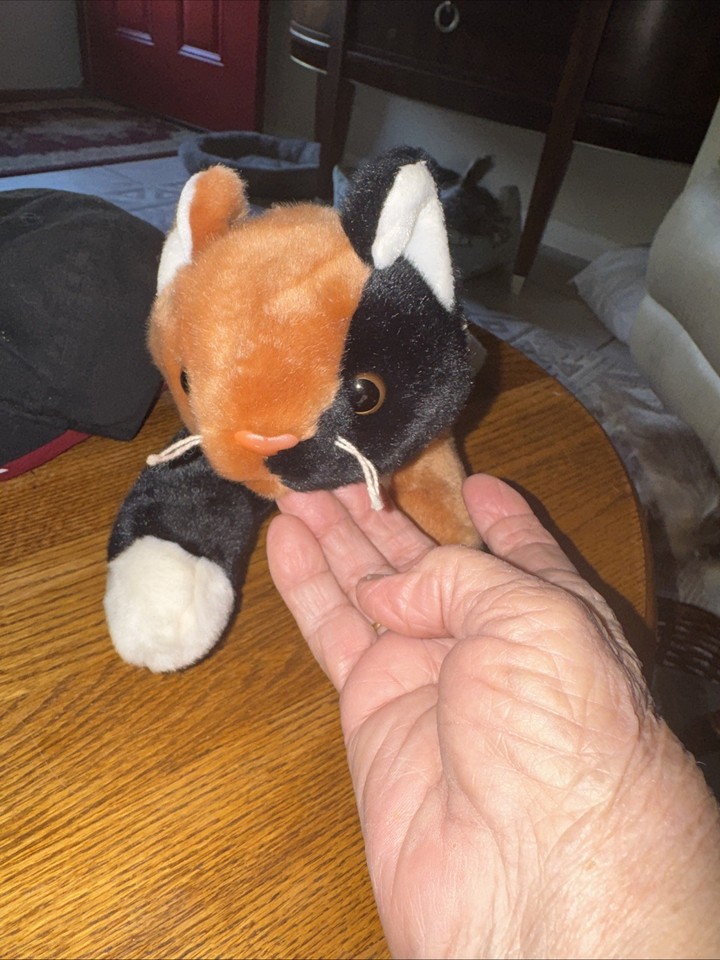 Ty 1998 "Chip The Calico Cat" Beanie Buddy Stuffed Animal Plush 12” | eBay