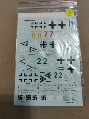 AEROMASTER Decals BUTCHER BIRDS PART 3 DECAL SHEET # 48-103 | eBay
