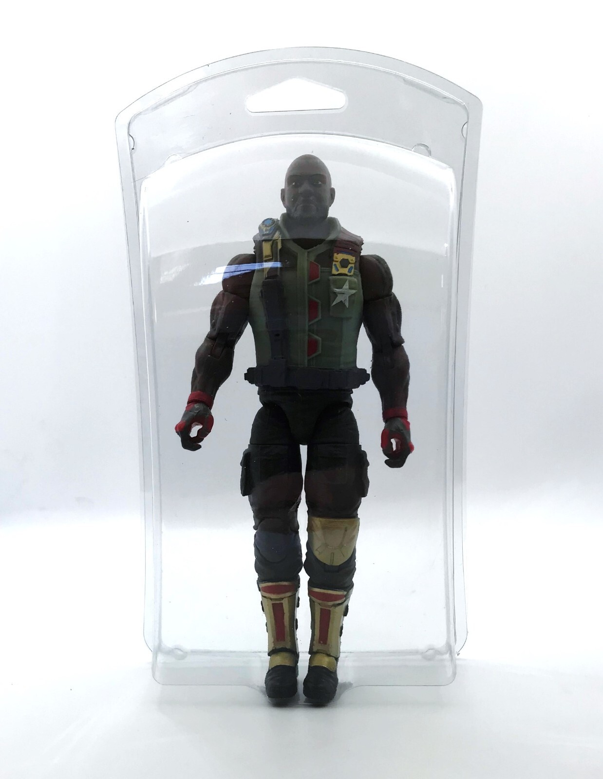 Small Medium Large curved clamshell action figure display cases GI Joe ...