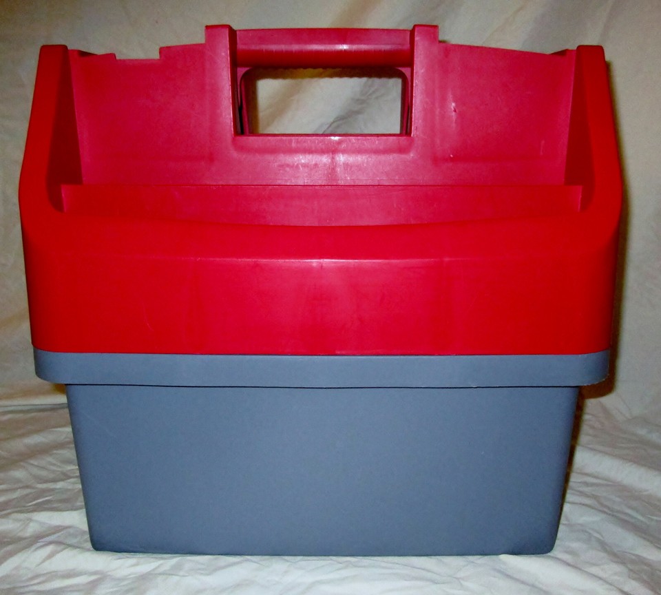 Vintage Craftsman Tool Box Plastic Compact Carryall Tote Organizer ...