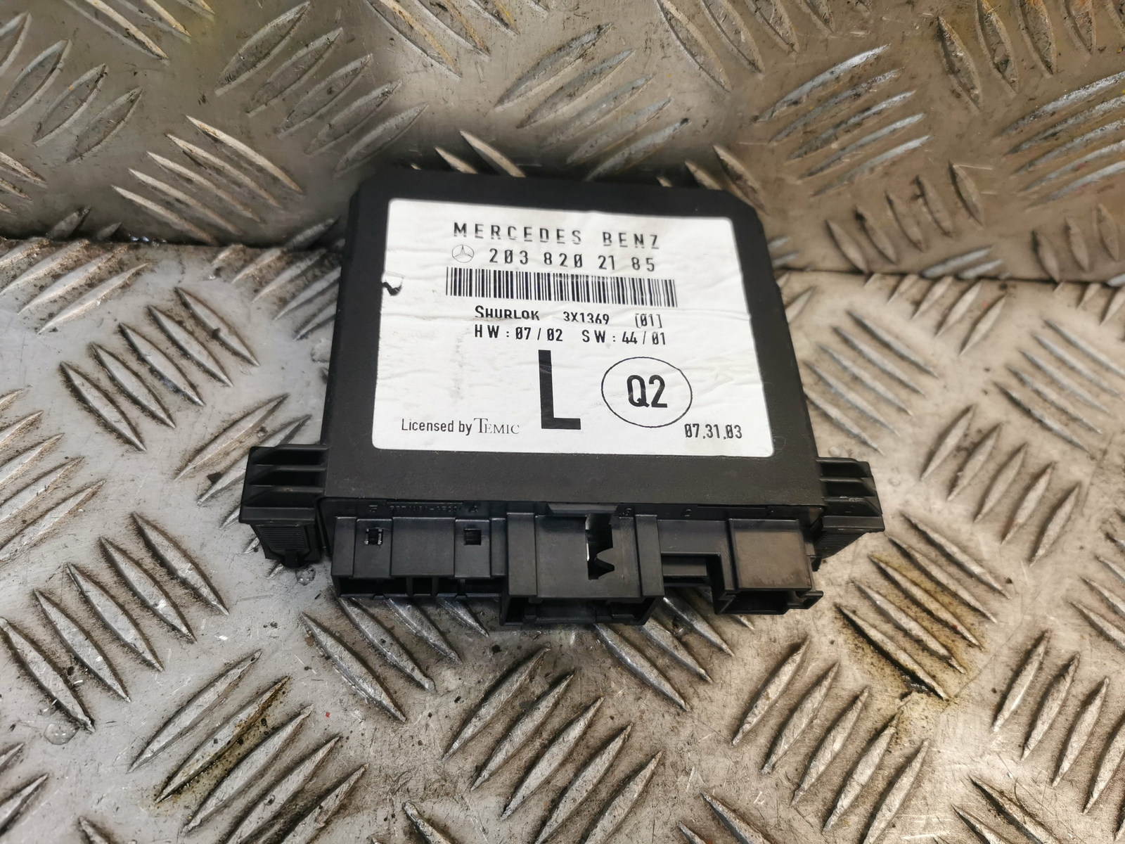 MERCEDES W203 DOOR CONTROL MODULE UNIT ECU REAR LEFT C CLASS W203 A ...
