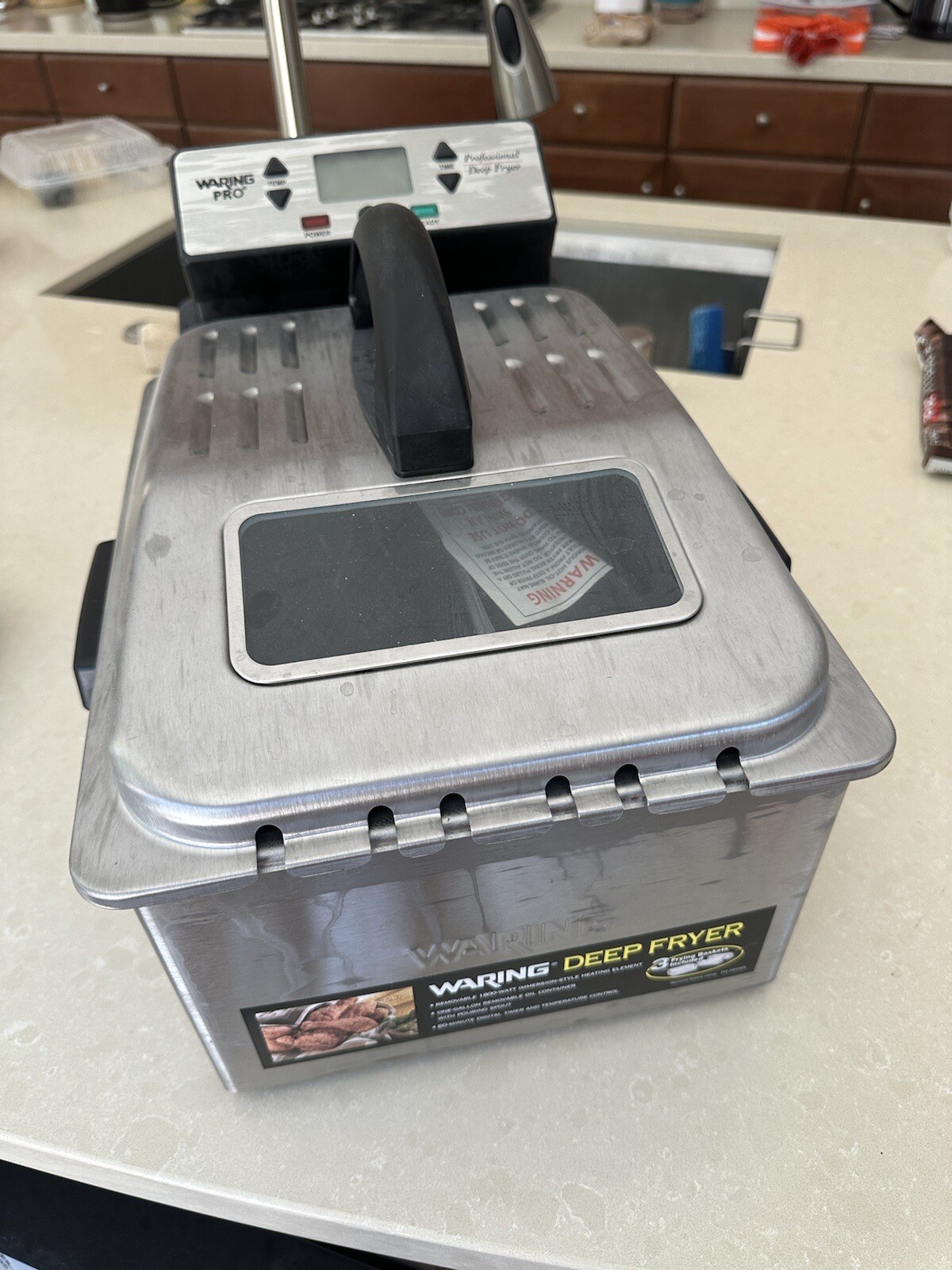 Waring Pro Professional Digital Deep Fryer, 1 Gallon, 1,800 Watt | eBay