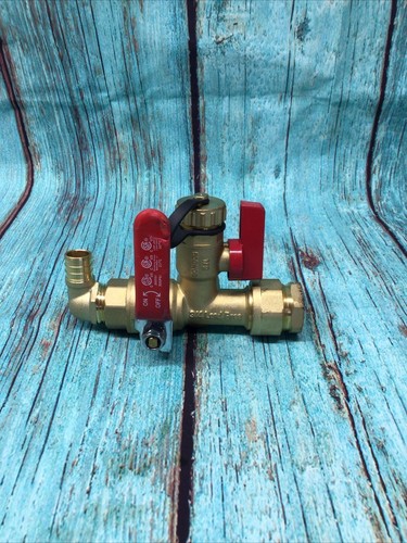 3/4" Tankless Water Heater Isolation Valve. Hot Water Shut-off. | eBay