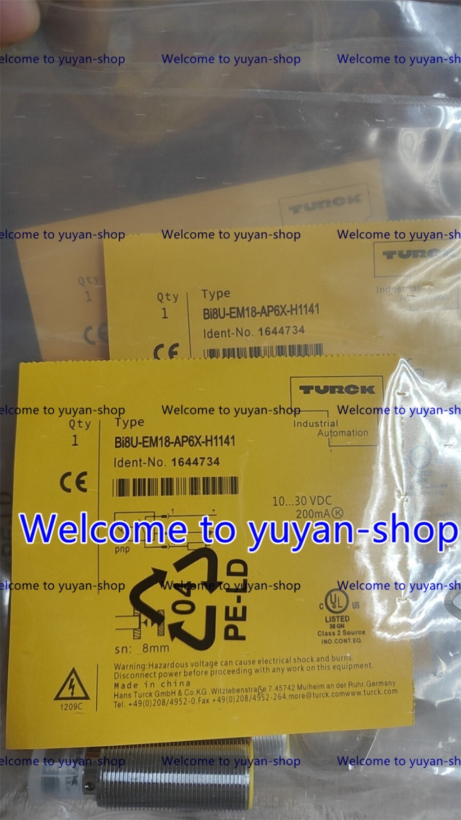 1PCS NEW FOR TURCK Bi8U-EM18-AP6X-H1141 INDUCTIVE SENSOR #T8016 YS | eBay