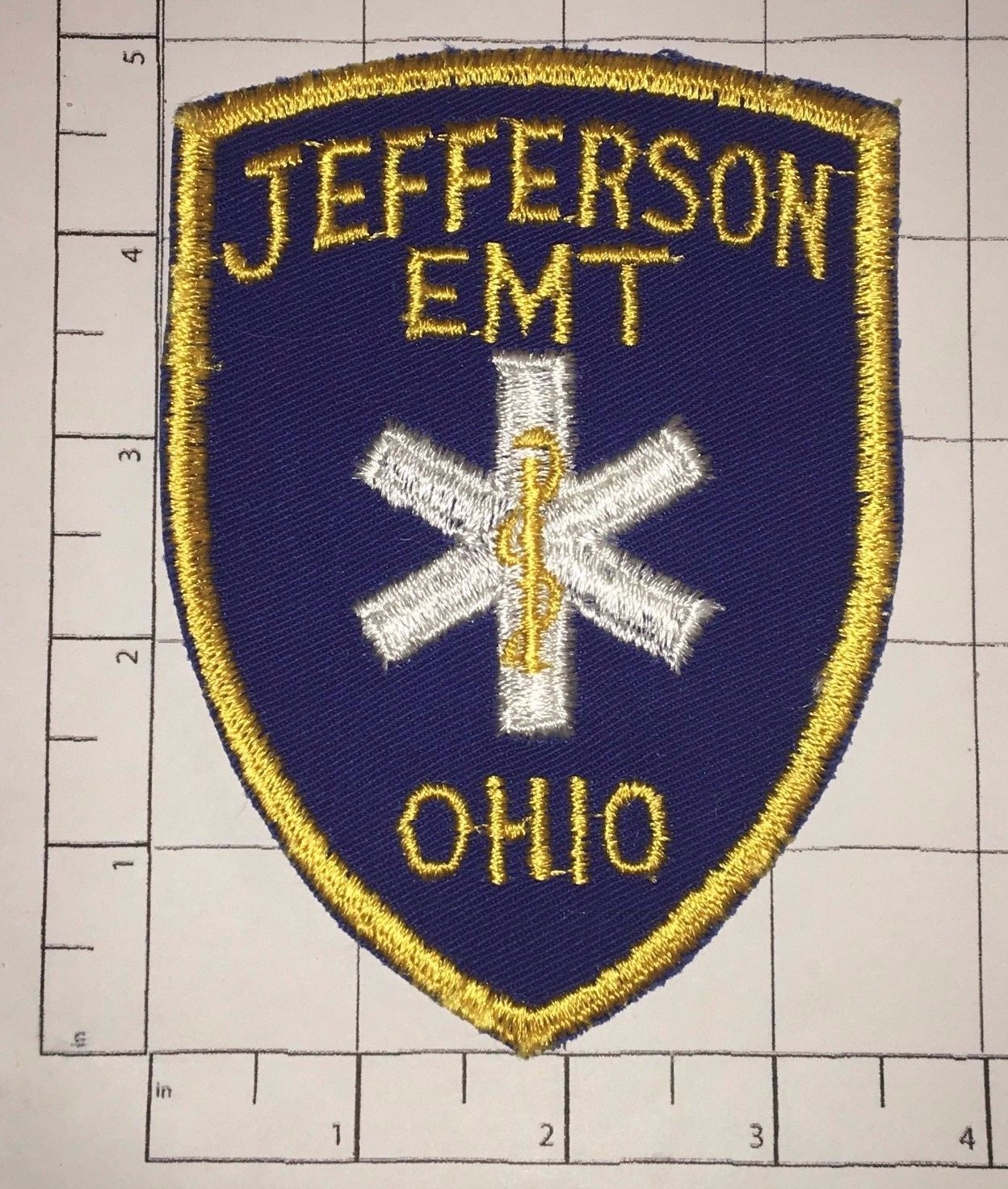 Jefferson EMT Patch - Ohio - vintage | eBay