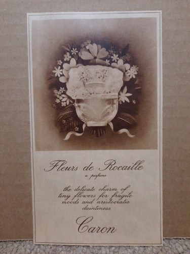 1936 Fleurs De Rocaille Caron Perfume Newspaper Ad | eBay