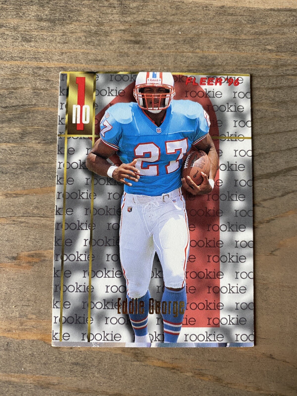 1996 Fleer #155 Eddie George Rookie Card RC Houston Oilers | eBay