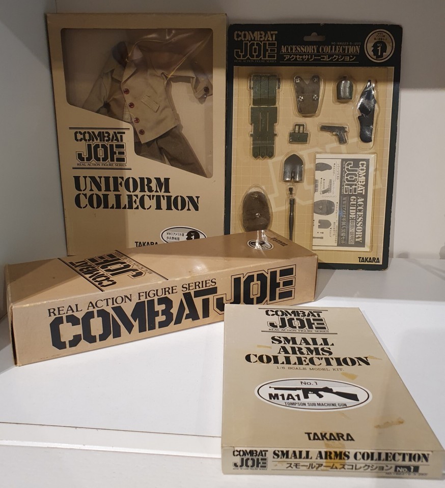 Gi Joe vintage 1964-84 Takara Combat Joe US Soldier Full Set, MIB | eBay