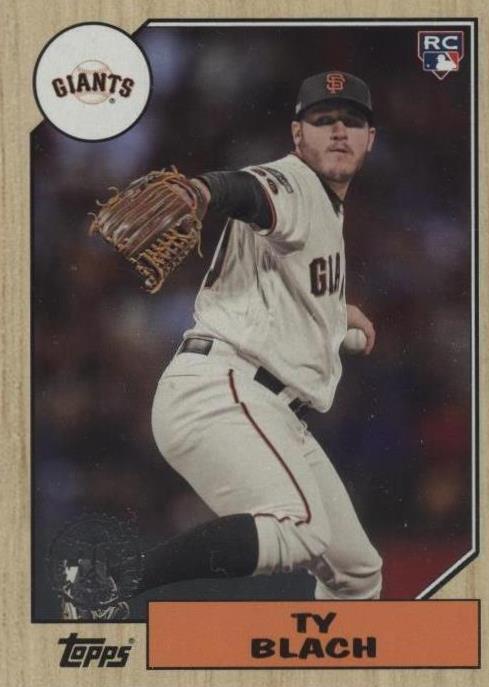 2017 Topps - 1987 Topps Baseball 30th Anniversary Ty Blach #87-186 (RC ...