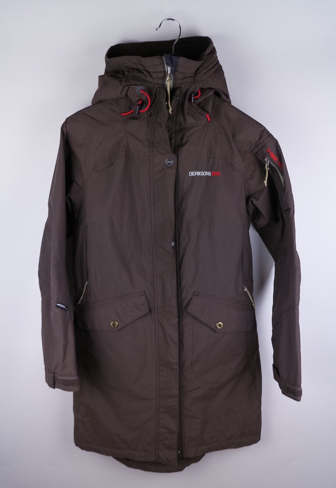 Didriksons StormSystem Women Parka Jacket Casual Wind… - Gem