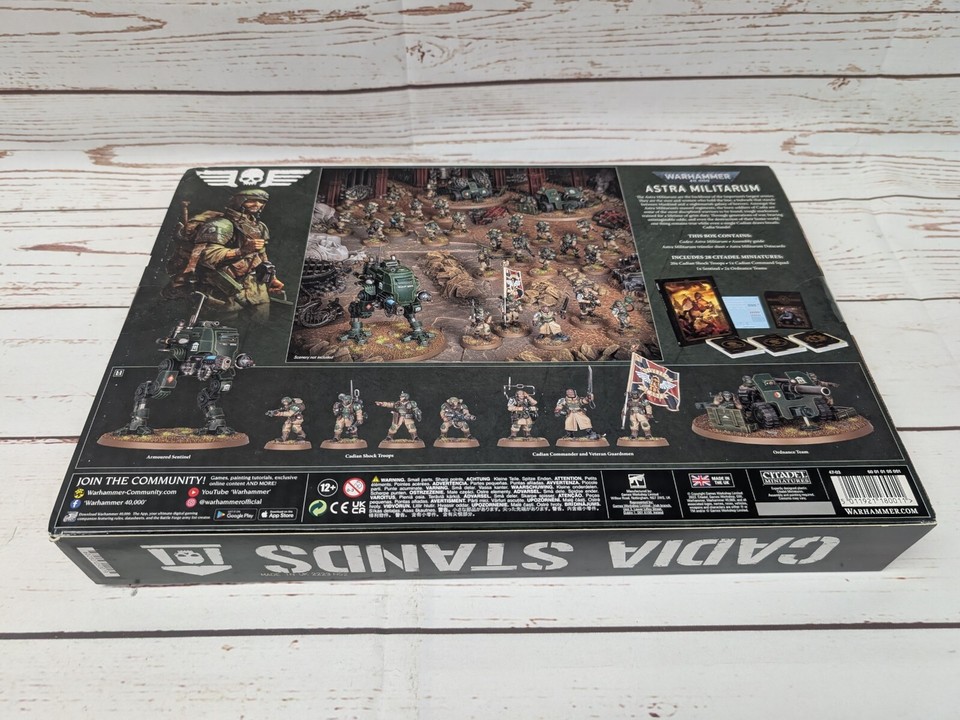 Cadia Stands Army Box Set Astra Militarum Warhammer 40K NIB GW Sci-Fi ...
