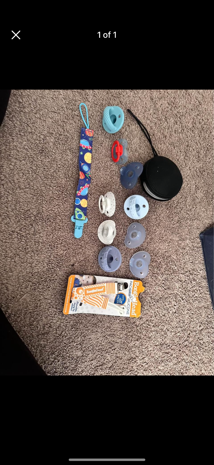 NEW Set of Various Brands of Pacifiers, INCLUDES 2 Paci Clips and 1 ...