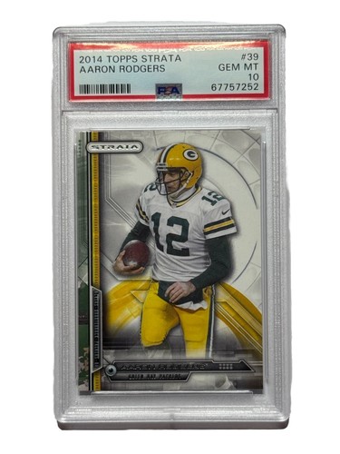 Aaron Rodgers 2014 Topps Strata #39 PSA 10 POP 8 FREE SHIPPING | eBay