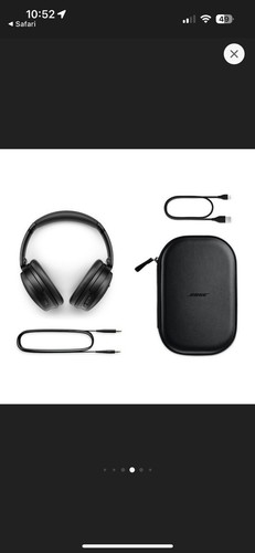 Bose QuietComfort 45 Wireless Over the Ear Headphones - Black (QC45 ...
