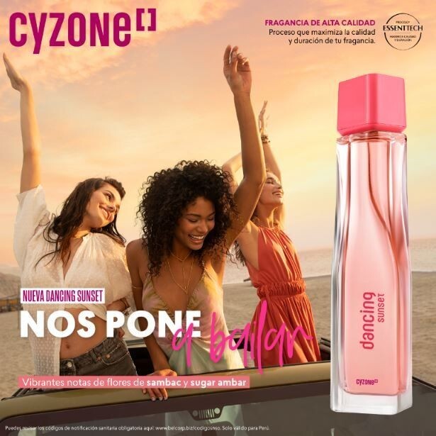 Perfume Y Loción Perfumada DANCING SUNSET De Cyzone | eBay