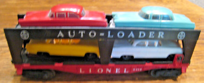 LIONEL #6414 - EVANS AUTO LOADER CAR WITH 4 AUTOS - USED - WITH BOX | eBay