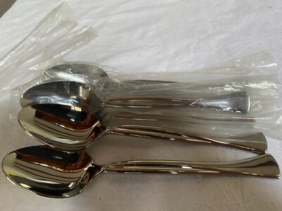 CAMBRIDGE STAINLESS FLATWARE KOREA "CBS 17" (7) SOUP SPOONS 6.5" | eBay