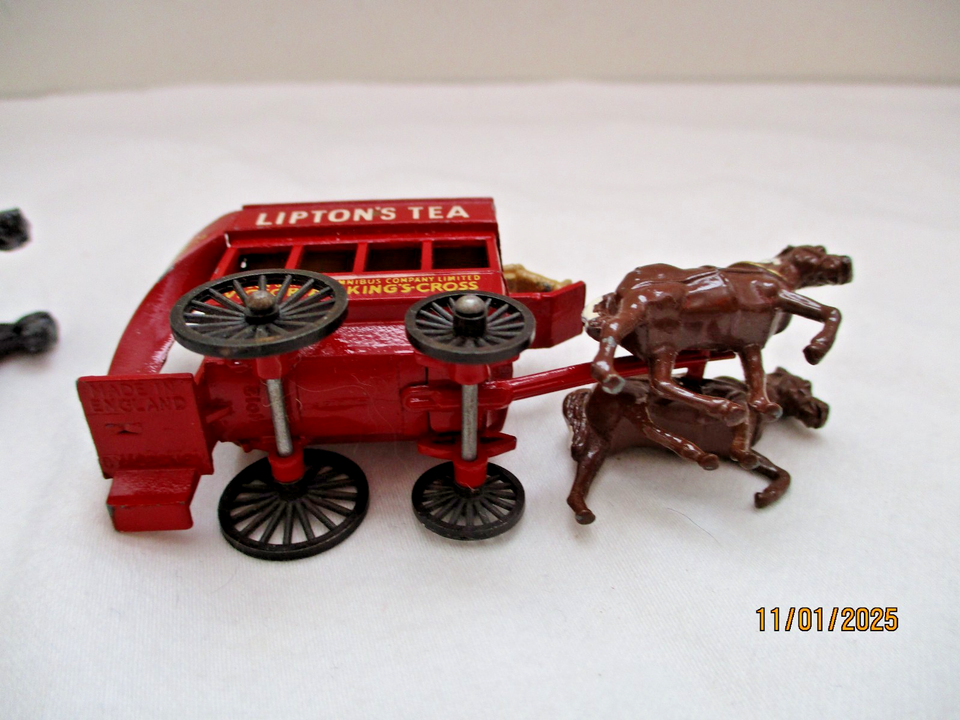 2 Lesney Matchbox Lipton's Tea No. 12 and London Fire Brigade No 4 | eBay