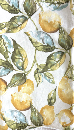 Pottery Barn Table Runner Lemons on Branches 18" x 90" | eBay
