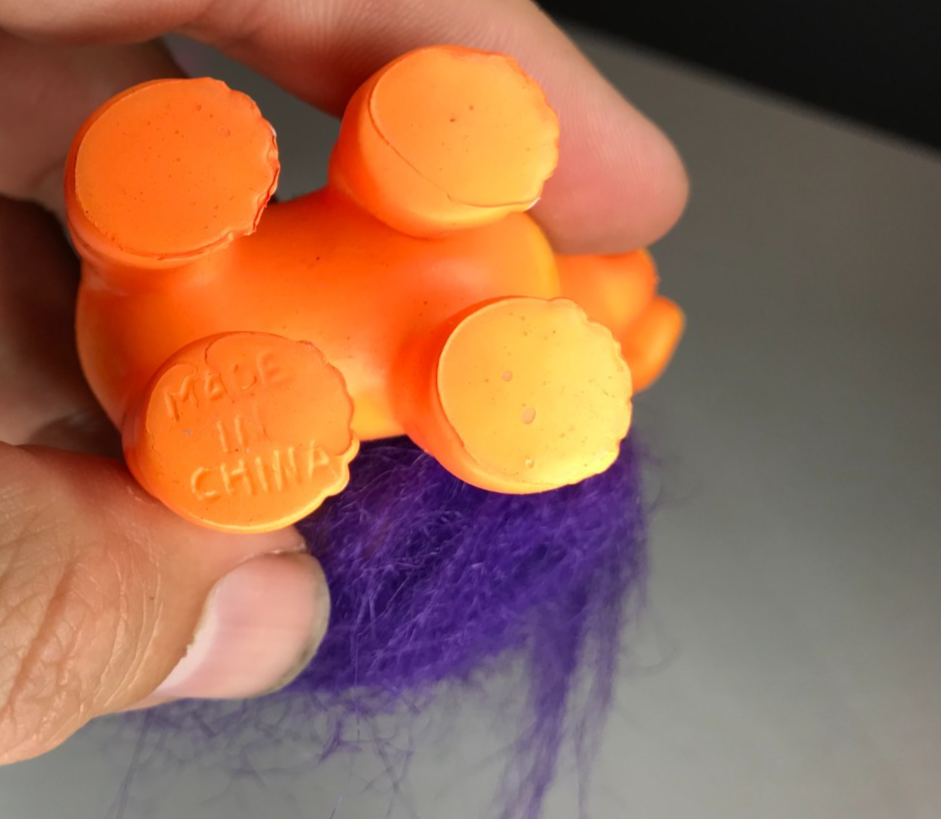 Vtg Land of Trolls Troll O' Saurus Puppy Bear Dinosaur Lot Long Neck ...