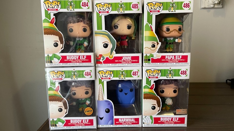 Funko Pop Elf the movie Lot of 6 NEW - Buddy LIMITED, Jovie, Papa ...