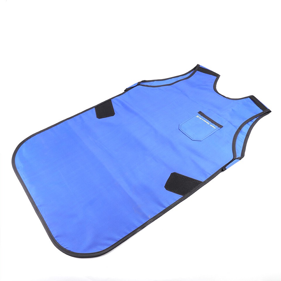 Blue Medical X-Ray Protection Apron Lead Rubber Radiation Protection ...