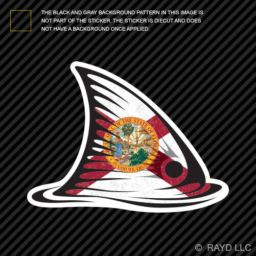 Florida State Red Fish Fin Sticker game fish red drum channel bass reds ...