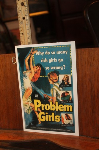 Oversize Pulp Postcard Problem Girls | eBay