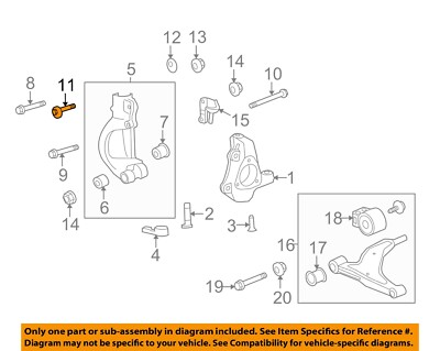 GM OEM 10-19 Cascada Suspension Components-Yoke Adjust Bolt 13258055 | eBay